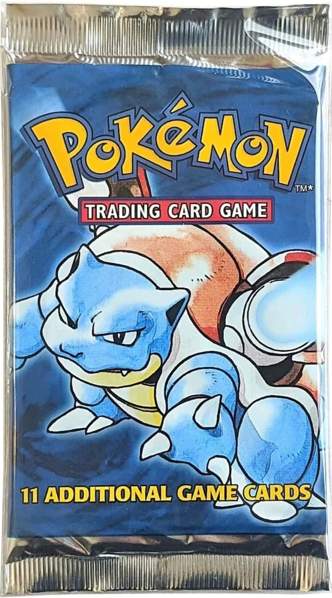 Pokémon - Original - Unlimited Base Set (Blastoise) - Booster Pack (Li ...