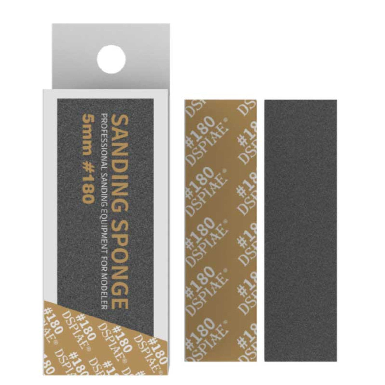 DSPIAE 5mm #180 Sanding Sponge 5 Pcs – Banana Games & Hobby