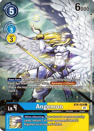 Angemon (Official Tournament Pack Vol.9) (BT8-024) - New Awakening Foi – Banana Games & Hobby
