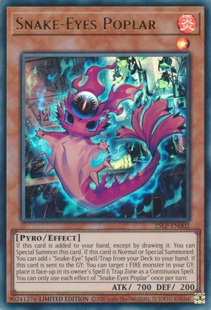 Snake-Eyes Poplar (25LP-EN002) - Limited Pack World Championship 2025 ...