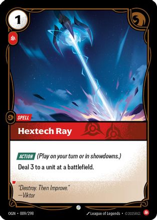 Hextech Ray (009/298) - Origins Foil – Banana Games & Hobby