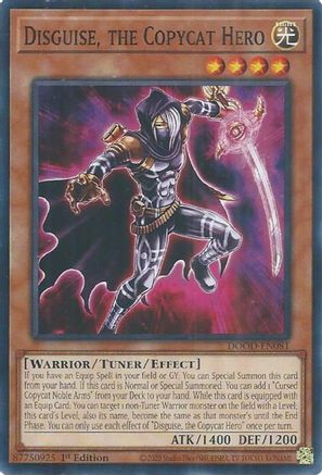 Disguise, the Copycat Hero (DOOD-EN081) - Doom of Dimensions 1st Editi ...