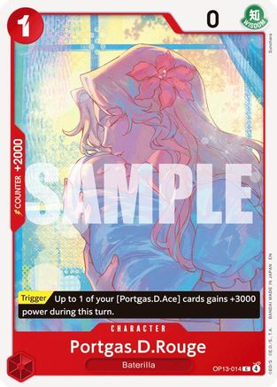 Portgas.D.Rouge (OP13-014) - Carrying On His Will – Banana Games & Hobby