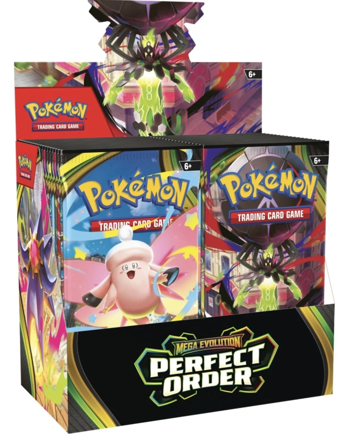 Pokémon - Mega Evolution - Perfect Order - Booster Box Sealed Case (PR ...