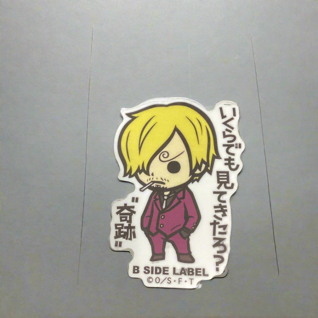 One Piece B-SIDE LABEL small Sticker Sanji – Banana Games & Hobby