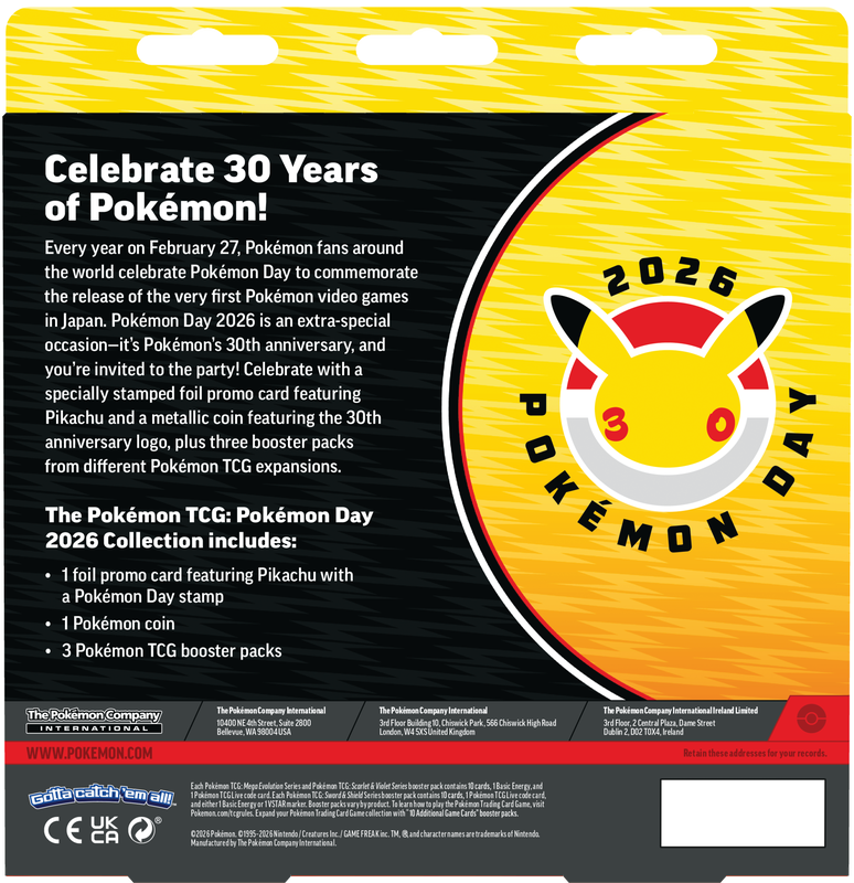 POKEMON DAY 2026 COLLECTION CASE PREORDER WAVE 2 (Not Wave 1 on Releas ...