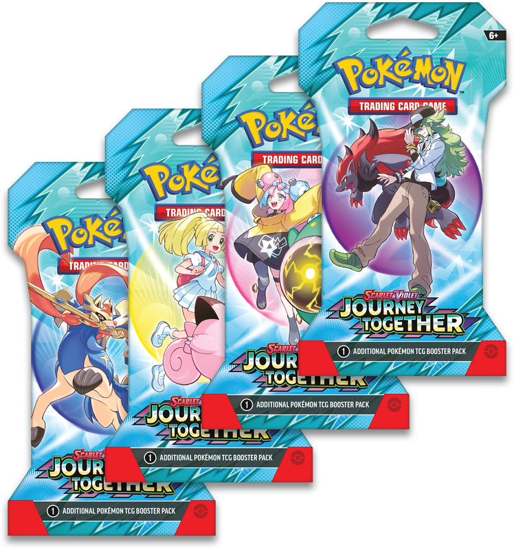 Pokémon - Scarlet & Violet - Journey Together - Sleeved Booster Pack ...